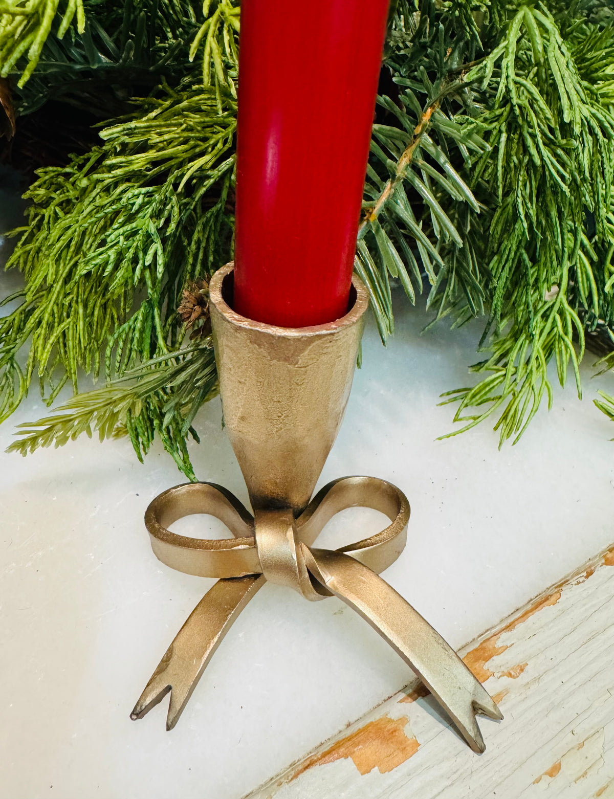 BOW-SHAPED TAPER HOLDER | Sunny Paige